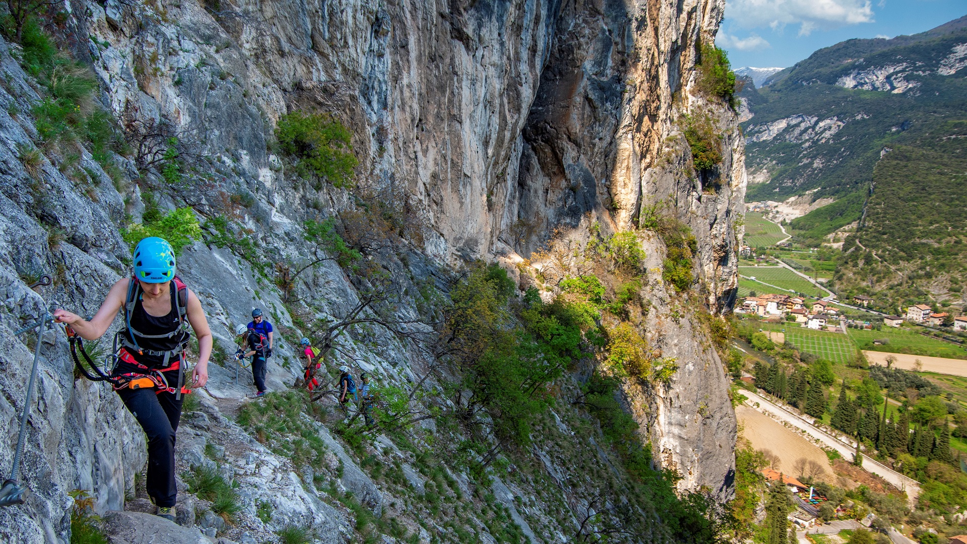Via ferrata na Monte Colodri, Arco - jezioro Garda. climb2change